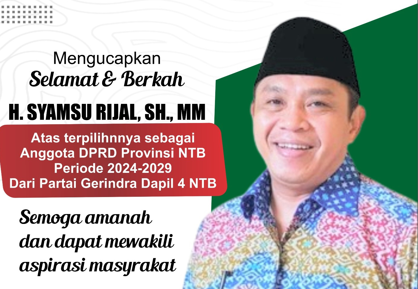 Pleno PPK Dapil NTB 4 Tuntas, H Syamsu Rijal Melanggeng jadi Anggota DPRD Provinsi - Portal ...